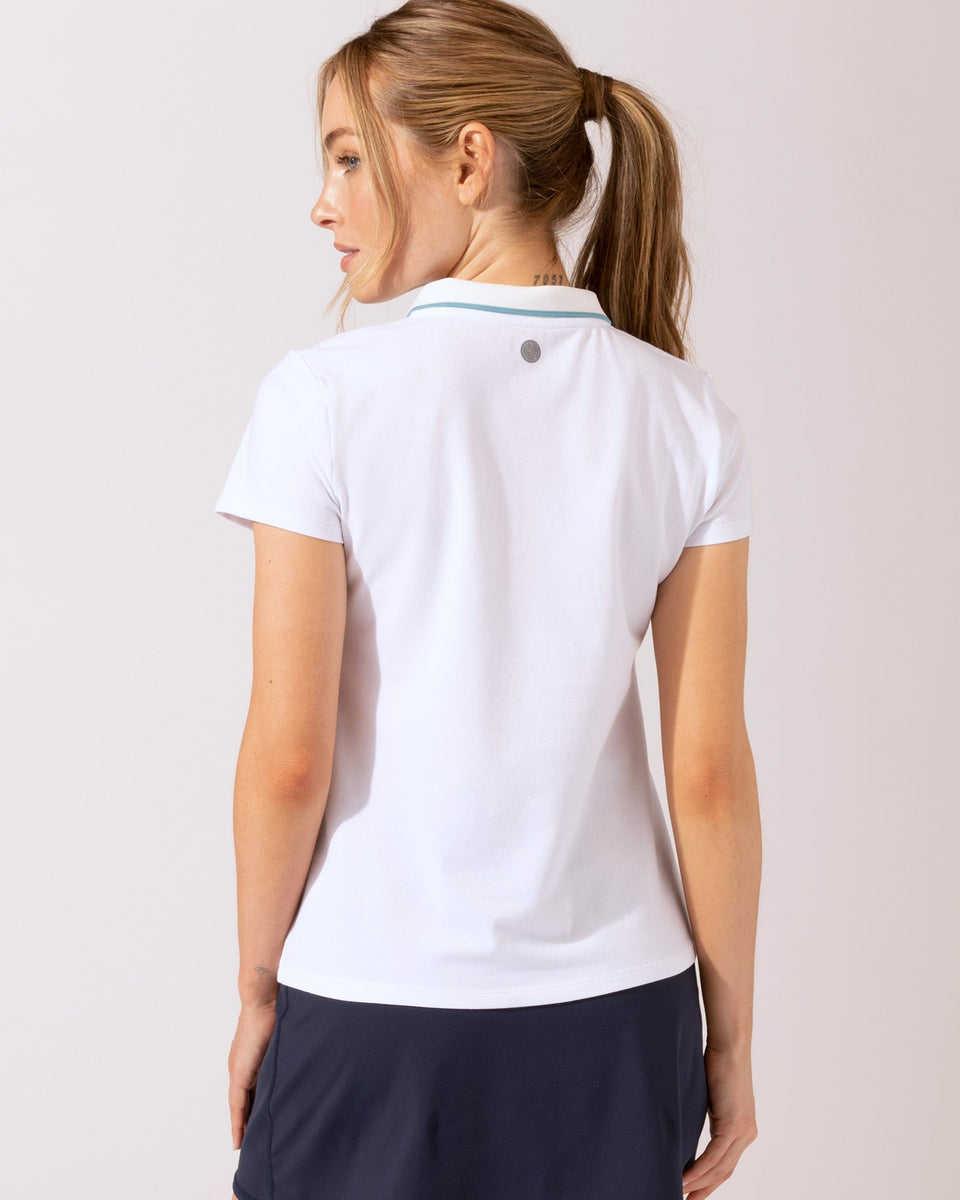 Paulette Short Sleeve Polo – Threads 4 Thought